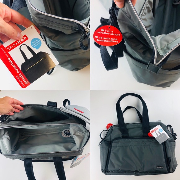 Skip Hop | Bags | Skip Hop Mainframe Wide Open Diaper Satchel Slate ...